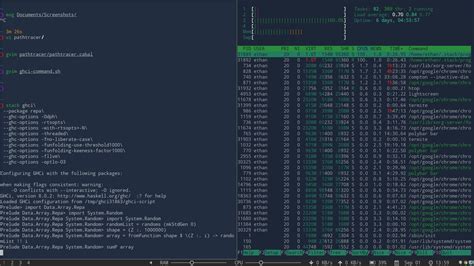 Parallel Processing Why Does Haskell Repa Use Only One Cpu Stack