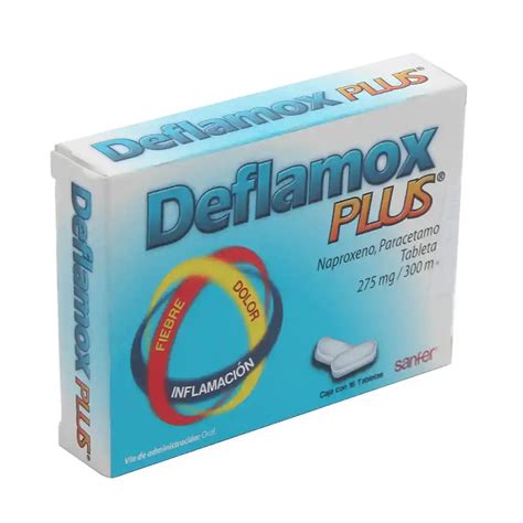 Deflamox Plus 275 Mg300 Mg Desde 14450