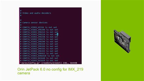 orin jetpack 6 0 no config for imx 219 camera help docs for errors issues on nvidia jetson dev