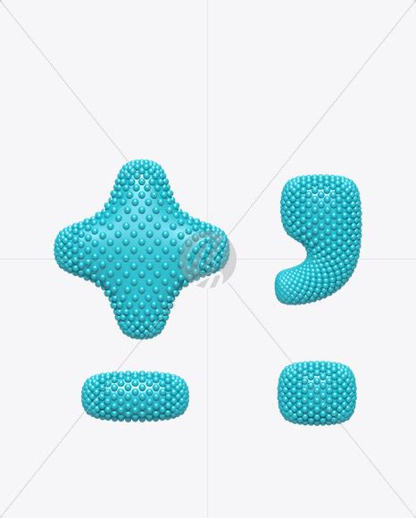 Punctuation Marks From Pimple Font On Yellow Images Creative Fonts S24240