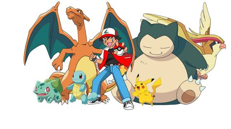 Ash His Team Pokemon Kanto By Omegaridersangou On Deviantart