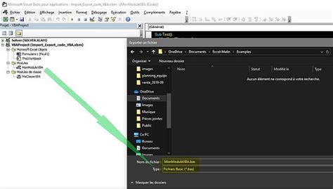 Vba Importer Et Exporter Le Code Vba Excel