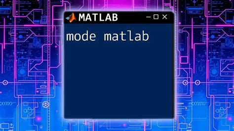 Mastering Ones In Matlab A Quick Guide