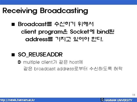 Broadcasting And UDP Network Lab Broadcast UDP Broadcast