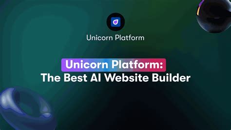 Unicorn Platform The Best Ai Website Builder