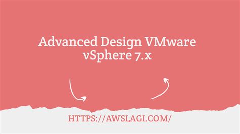 Advanced Design VMware VSphere X Part Awslagi