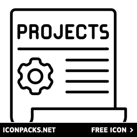free projects document or file black outline svg png icon symbol download image