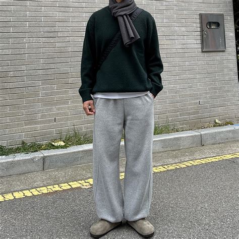 The Other Side 디아더사이드 ⠀ ️더블 라인 기모 스트링 팬츠 4color ⠀ • Fabric