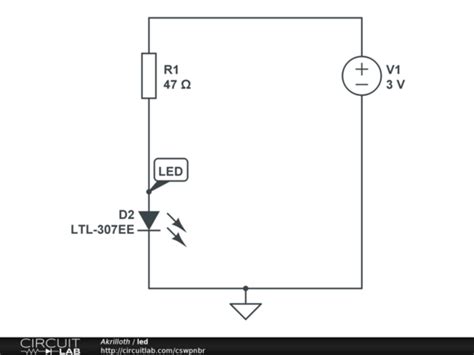 Led Circuitlab