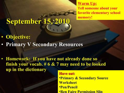Textbook And Primary Secondary Sources Web Ppt