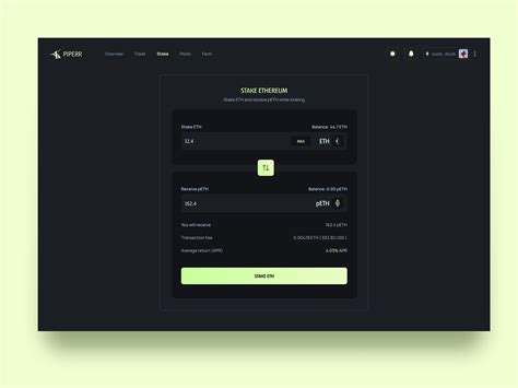Defi Staking DApp On Behance