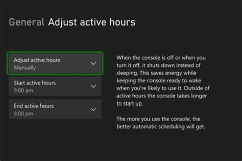 How To Adjust Active Hours On Xbox