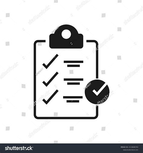 Check List Icons Symbol Vector Elements Stock Vector Royalty Free
