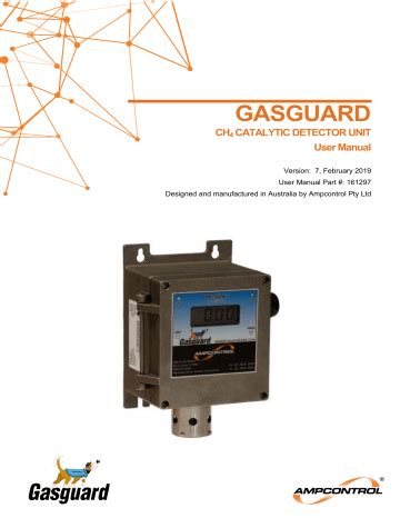 Ampcontrol GASGUARD Series User Manual Manualzz
