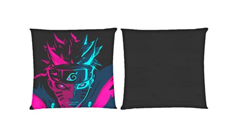 Подушка Наруто Neon квадратна двостороння стандарт 35 х 35 см - MyTee ...