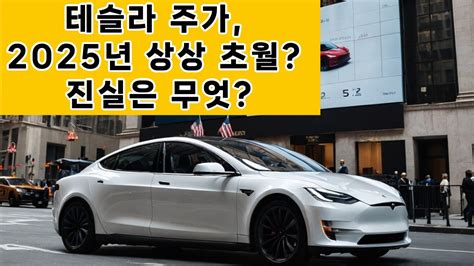 테슬라 주가 2025년 상상 초월 진실은 무엇 재테크해외주식테슬라비트코인여우네일상 Youtube