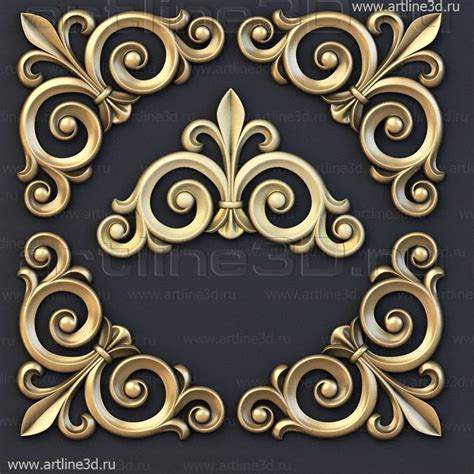 Декор угловой 054 | Jewellery design sketches, Carved wood wall art ...