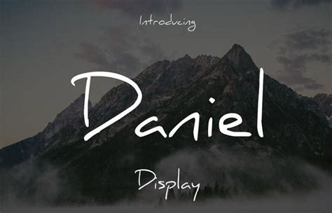 Daniel Font Free Download [by Daniel Midgley] Fonts Monster