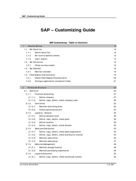 Sap Customizing Guide Sap Customizing Gu Pdf