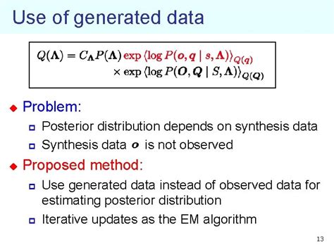 bayesian speech synthesis framework integrating training and synthesis