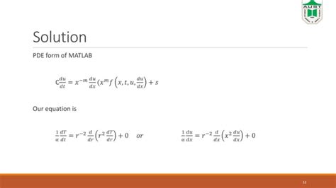 Presentation On Matlab Pde Toolbox Pptx Physics Science