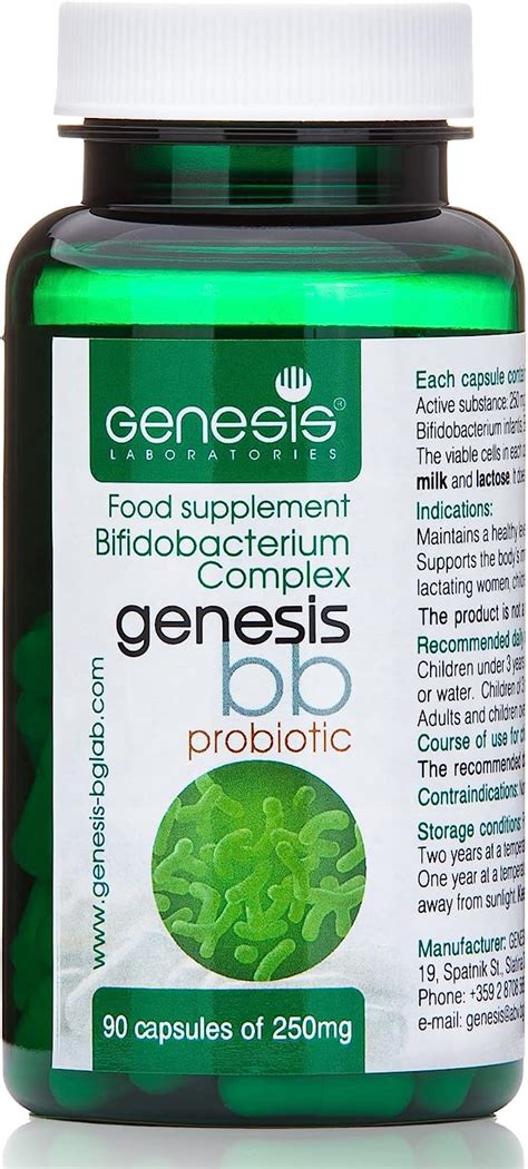Genesis Bifidobacterium Complex Bb Probiotic 30 Capsules Of 240 Mg