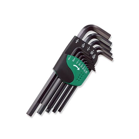 Rotating Type Hex Key Set Short Long Extra Long Sergia Taiwan
