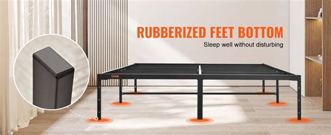 Vevor 14 Inch Queen Metal Bed Frame Platform No Box Spring Needed