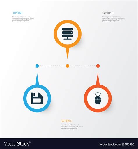 Computer Icons Set Collection Of Database Vector Image