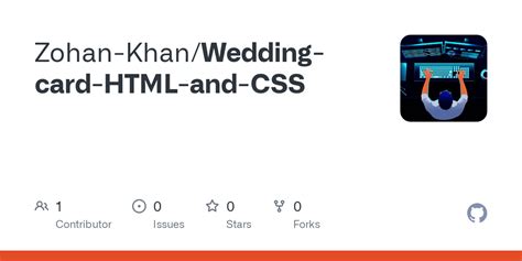 Github Zohan Khan Wedding Card Html And Css