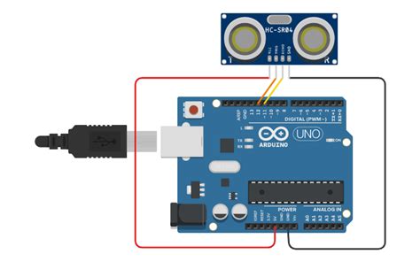Circuit Design 8 1 Distance Meter Tinkercad
