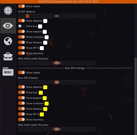 Купить Eft Blaze Приватные читы для разных игр Cs2 Rust Dayz и