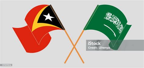 크로스와 사우디 아라비아와 동티모르의 왕국의 깃발을 흔들어 검에 대한 스톡 벡터 아트 및 기타 이미지 검 권위 기