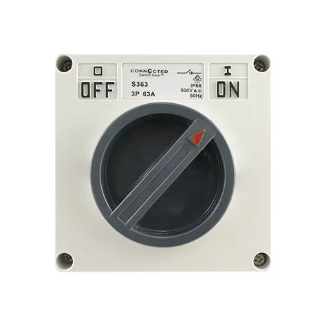 Surface Switch 63a 3 Pole 500v Ac Ip66 Connected Switchgear