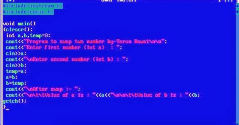 C Programming Swap Two Numbers