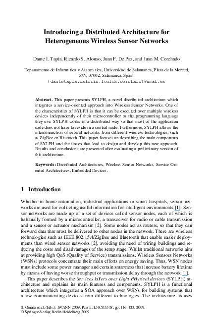 pdf introducing a distributed architecture for heterogeneous wireless