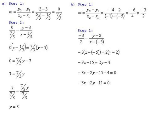 Freemathtutoring Derive A Straight Line Equation Answers Part Of The Official Doug Simms