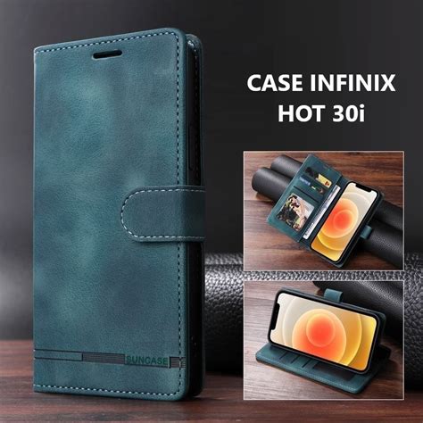 Jual INFINIX HOT I CASE KULIT MODEL FLIP BUKA TUTUP ADA TEMPAT FOTO DAN TALI Shopee Indonesia