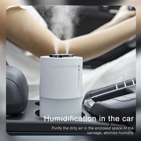 더블 노즐 가습기 Usb 충전 대용량 가정용 음소거 침실 사무실 분무기 흰색