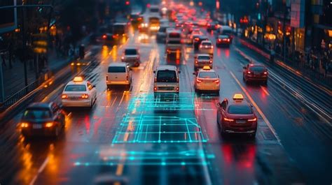 smart traffic management system with ai a city where traffic lights and