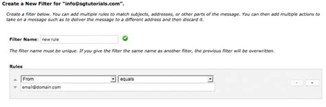 Email Filtering Creative Web Designing