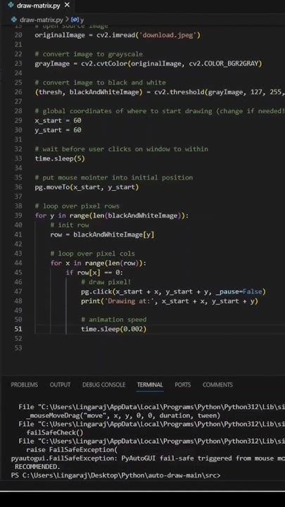 Pyautogui Drawing Part 1 Youtube