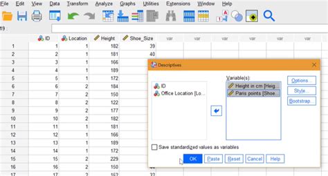Z Scores In Spss Statistics How To