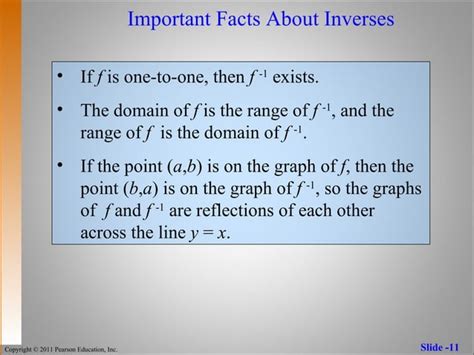 Inverses And One To One Ppt
