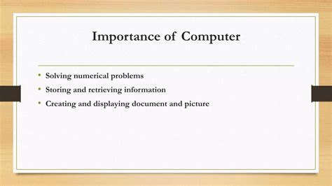 Introduction To Computer System Pptx