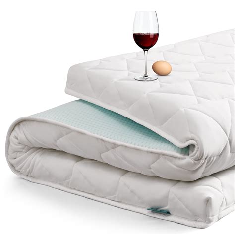 Foamula 3 Inch Gel Infused Memory Foam Mattress Topper Twin Size With