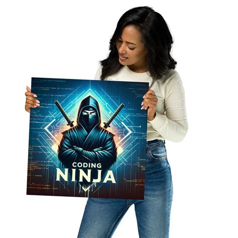 Software Engineer Poster Coding Ninja T For Programmer Coder High