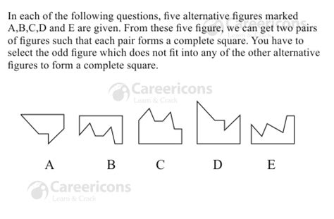 top 200 square completion non verbal online mcq quiz pdf