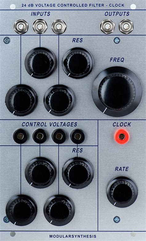 Modularsynthesis Buchla Vcf Clock