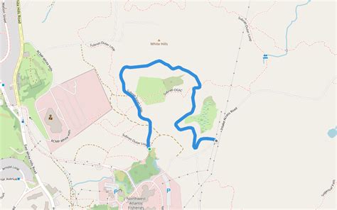 Subnet Inner Loop In Newfoundland And Labrador Walking Map